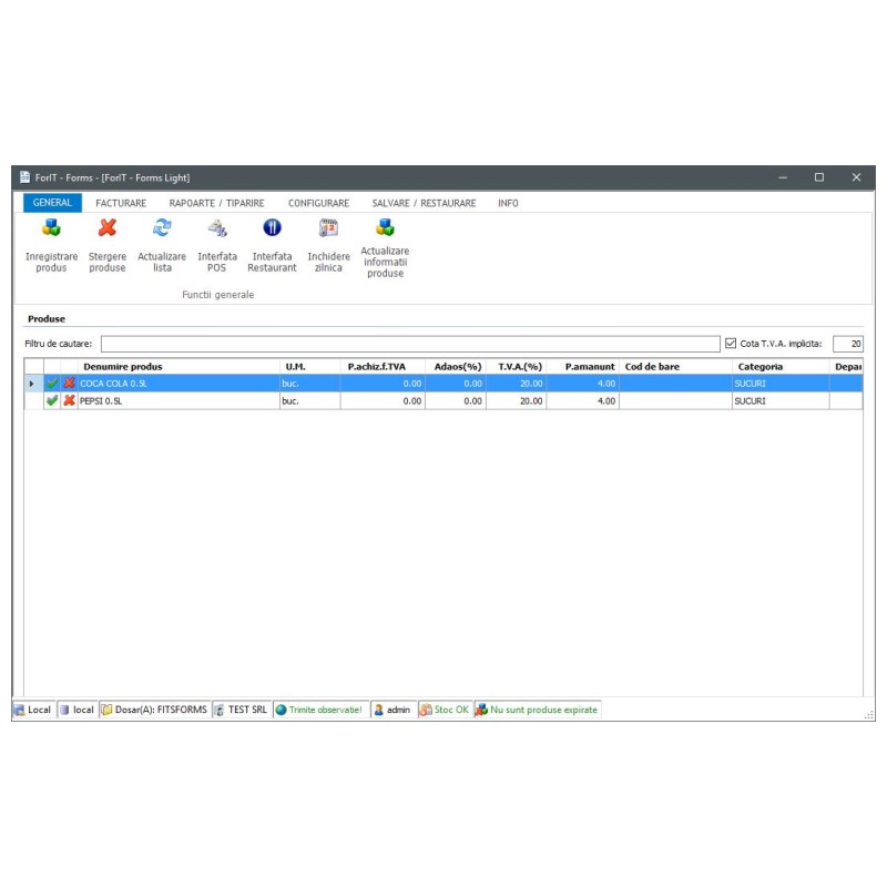 FORIT - FORMS RESTAURANT LIGHT - ForIT Solutions®