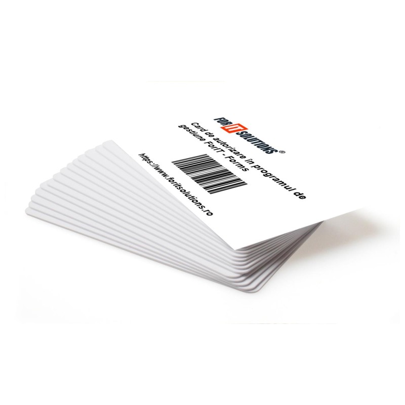 Cartele de autorizare cu / sau fara banda magnetica